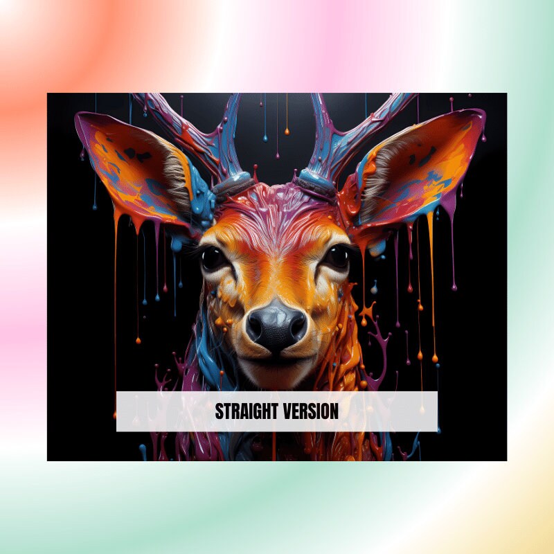 500 Vibrant 3D Animal Drip Art Collection Designs for 20oz Tumblers ...