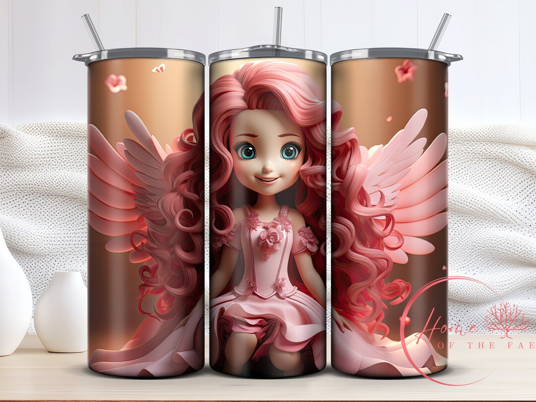 3D Fairy 20oz Tumbler Sublimination Wrap Design 3D Valentines - Etsy UK
