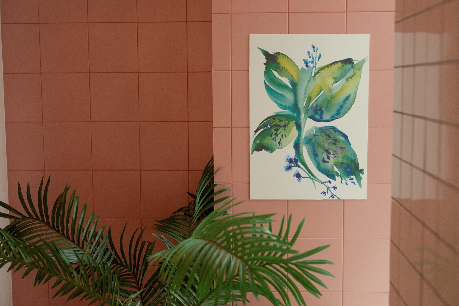 Botanical Bliss Vibrant Floral Poster Printable Downloadable - Etsy
