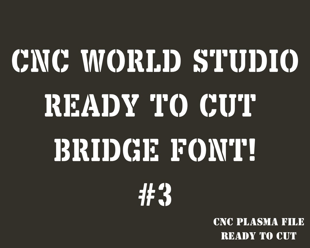 Font for CNC Plasma Cnc Design Steel Art Design Cnc Font - Etsy