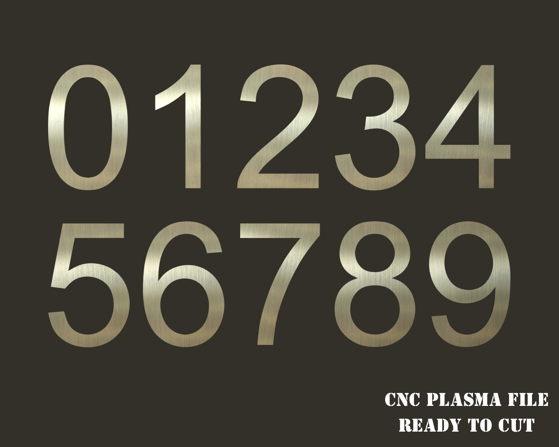 House Numbers DXF CNC Plasma Dxf Dxf Files for Plasma - Etsy Australia