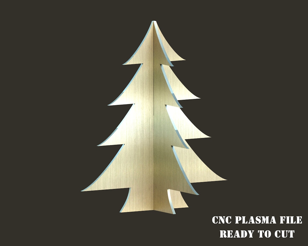 3D Christmas Tree DXF Christmas Table Decoration Tree Cut File - Etsy