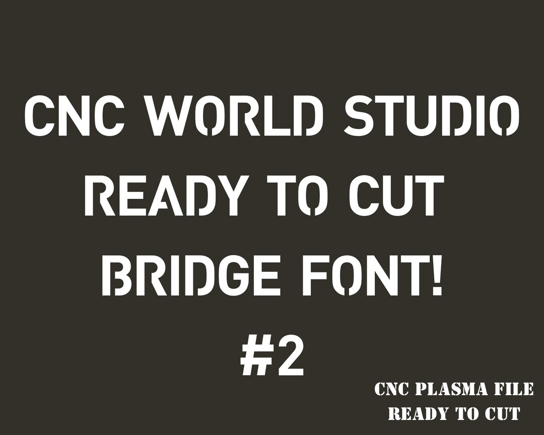 Font for CNC Plasma Cnc Design Steel Art Design Cnc Font - Etsy