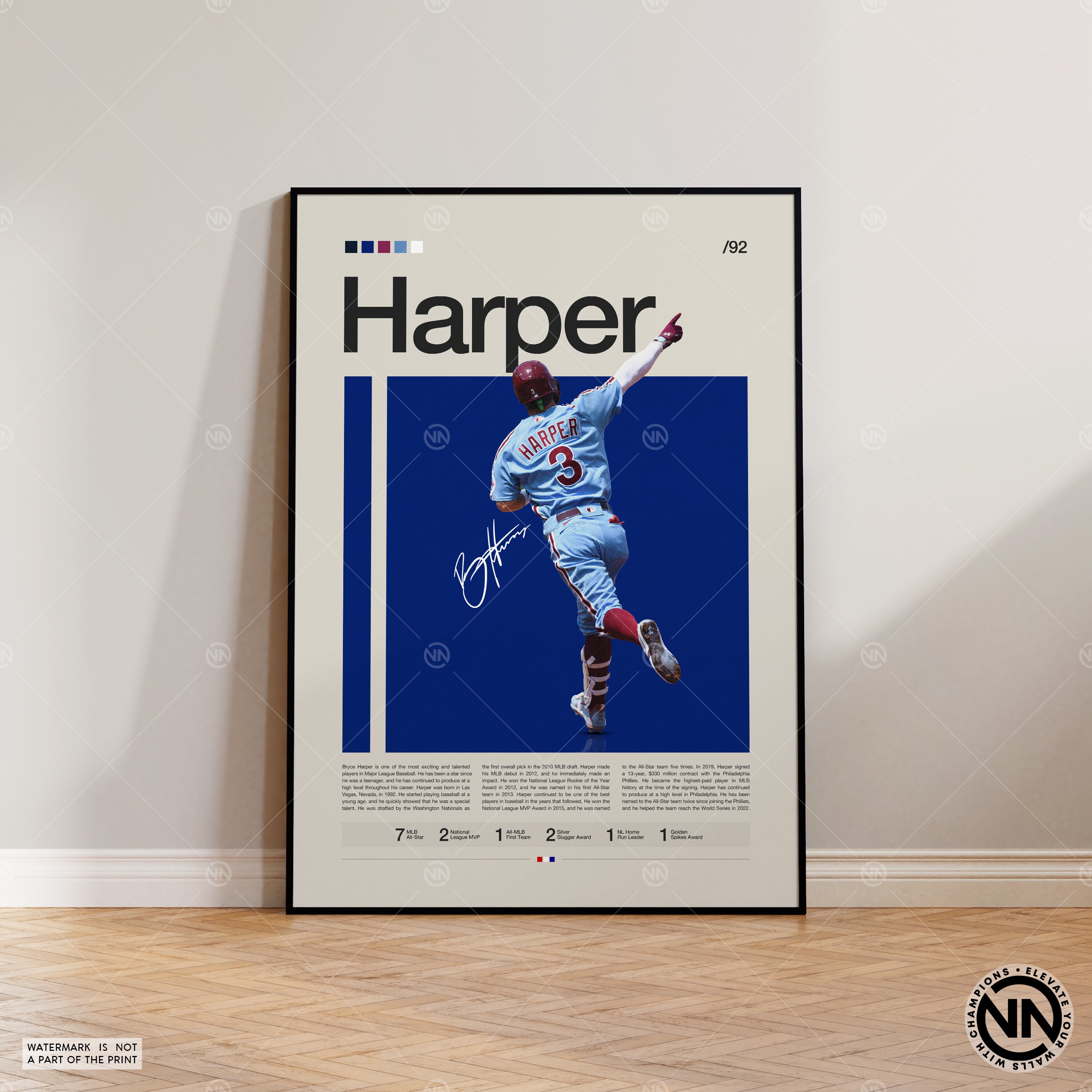 Bryce Harper Under Armour Poster