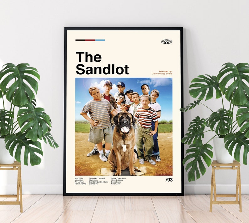 The Sandlot Movie, the Sandlot Print, Vintage Retro, Modern Art Print ...