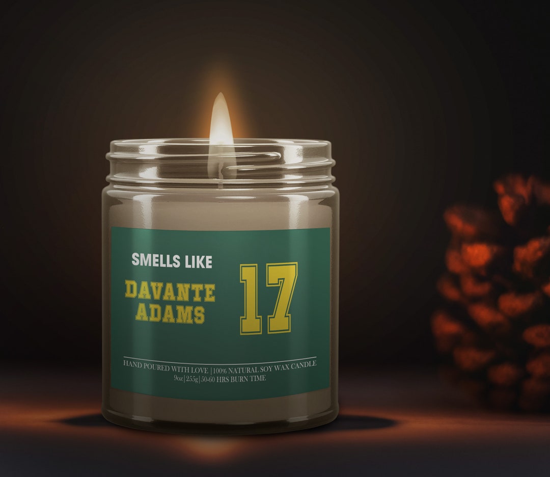 Smells Like A Davante Lavell Adams Candle, Raiders Football Candle ...