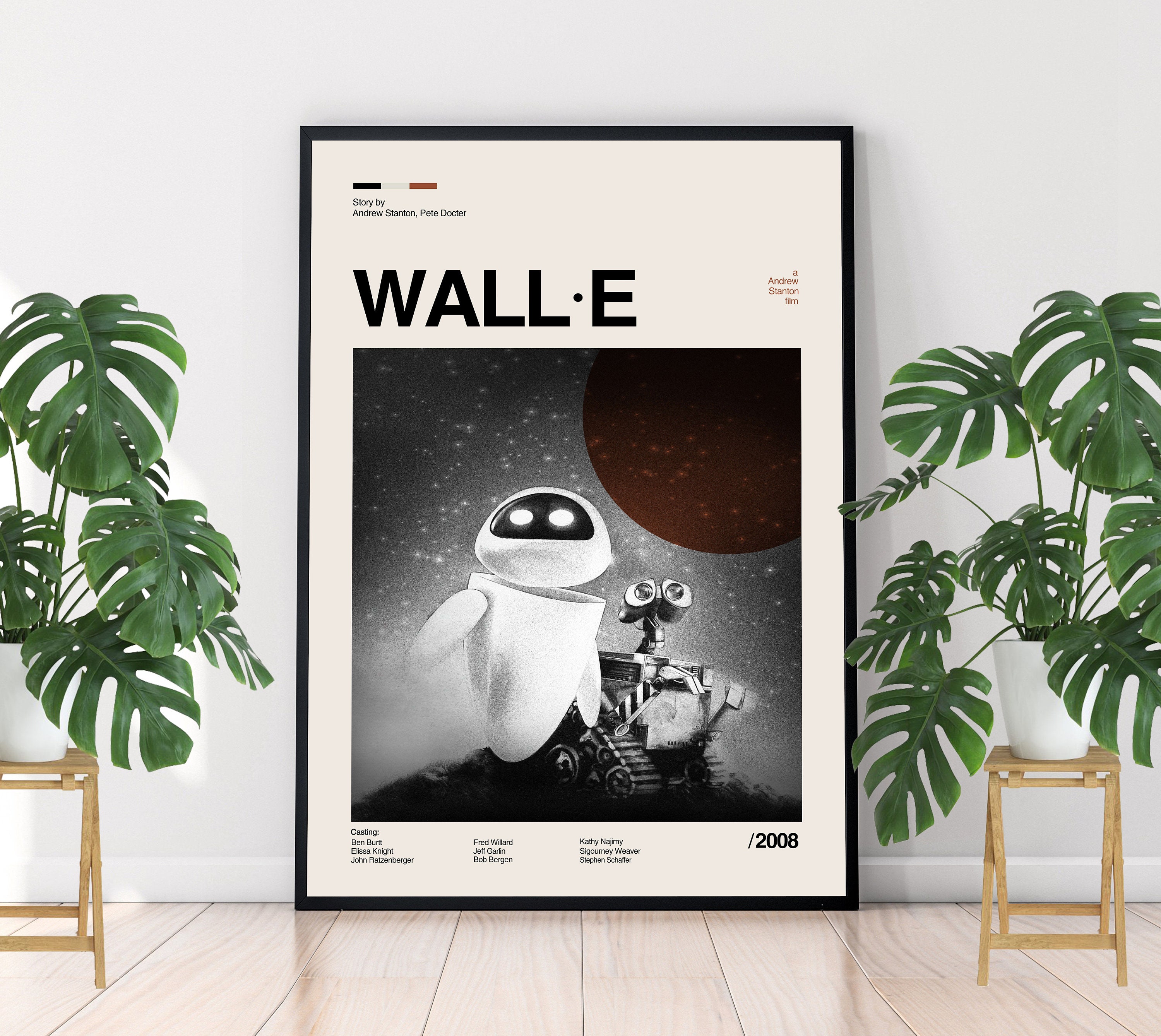 Wall E Movie Wall E Poster Andrew Stanton Vintage Retro - Etsy