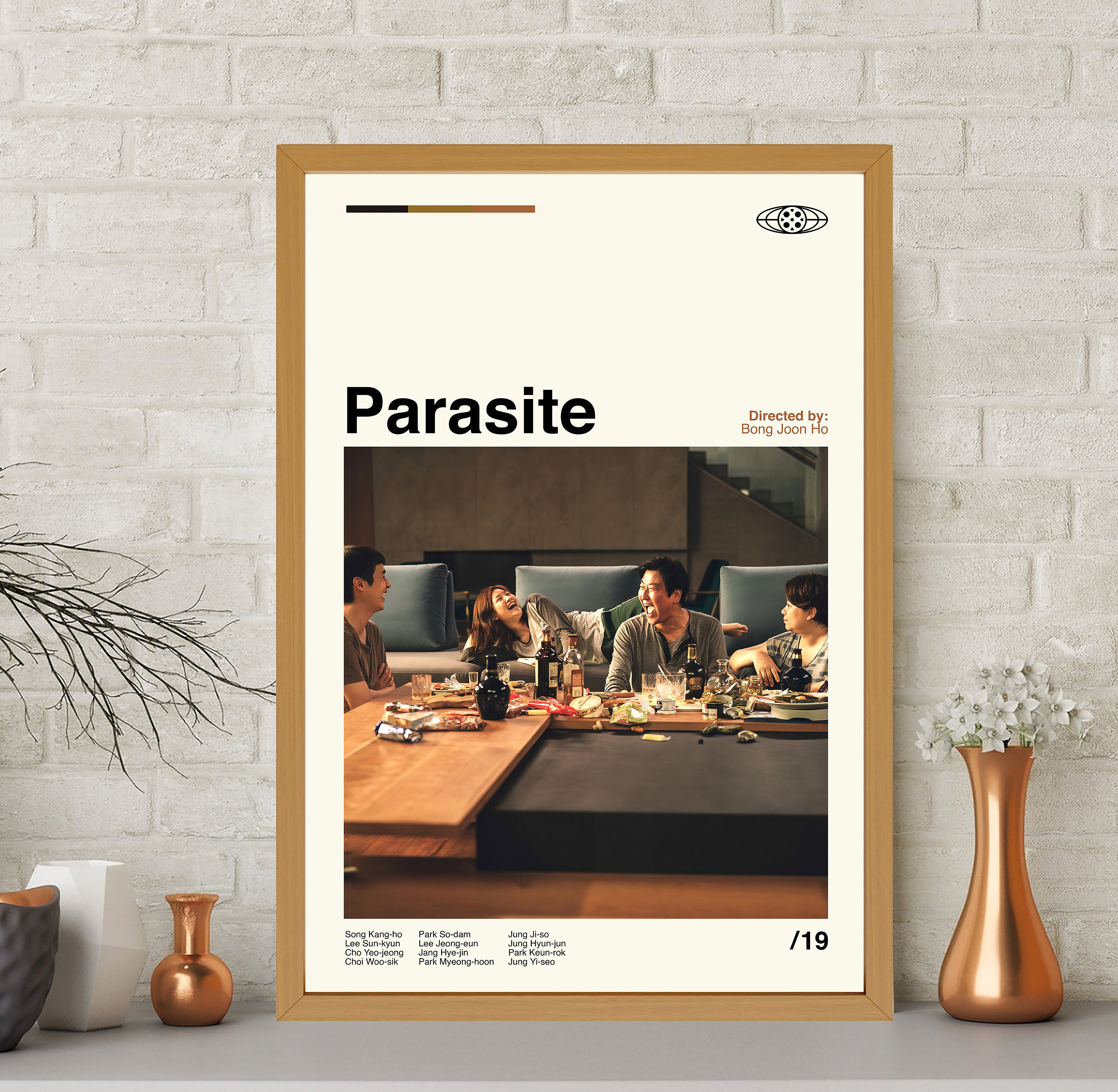 Parasite Movie Poster, Parasite Poster, Retro Movie Poster, Vintage Poster, Retro Poster ...