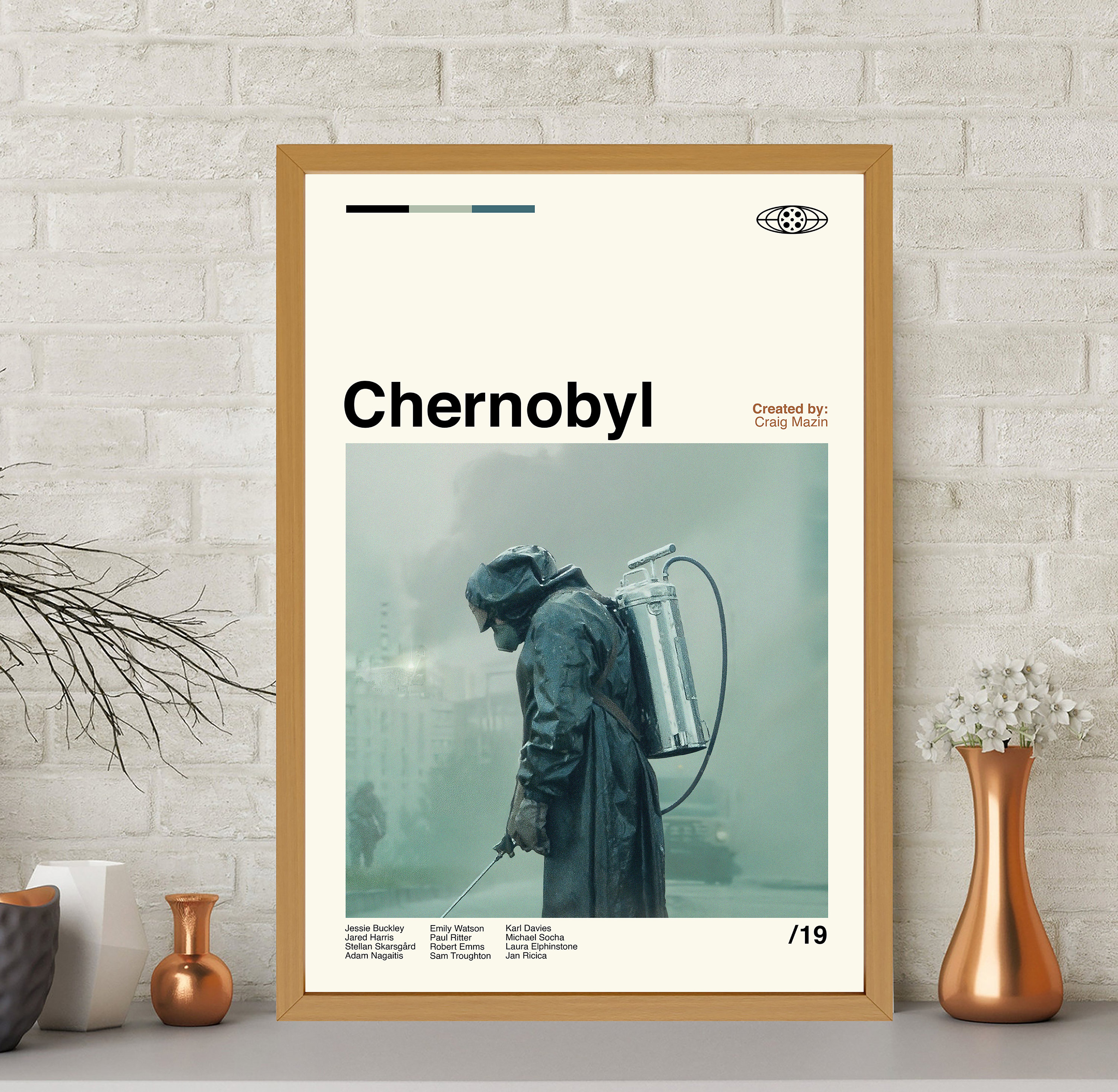 Chernobyl Movie Poster, Chernobyl Art, Chernobyl Poster, Midcentury ...