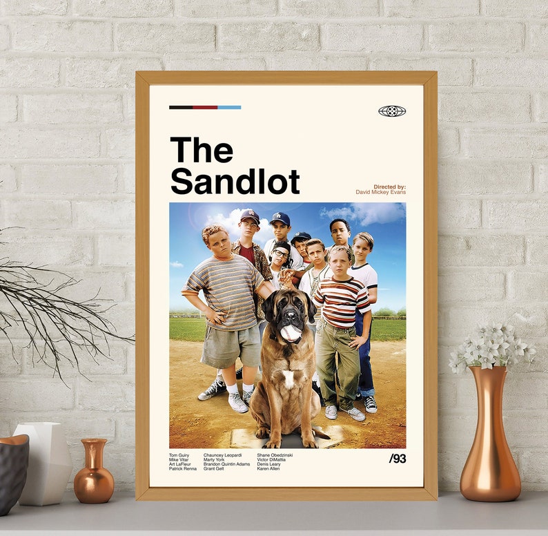 The Sandlot Movie, the Sandlot Print, Vintage Retro, Modern Art Print ...