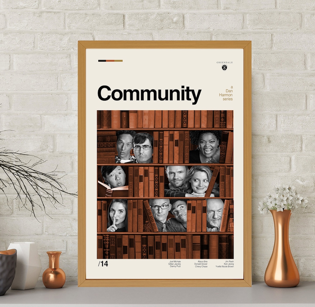 Community Movie Poster Community Poster Minimalist Art - Etsy