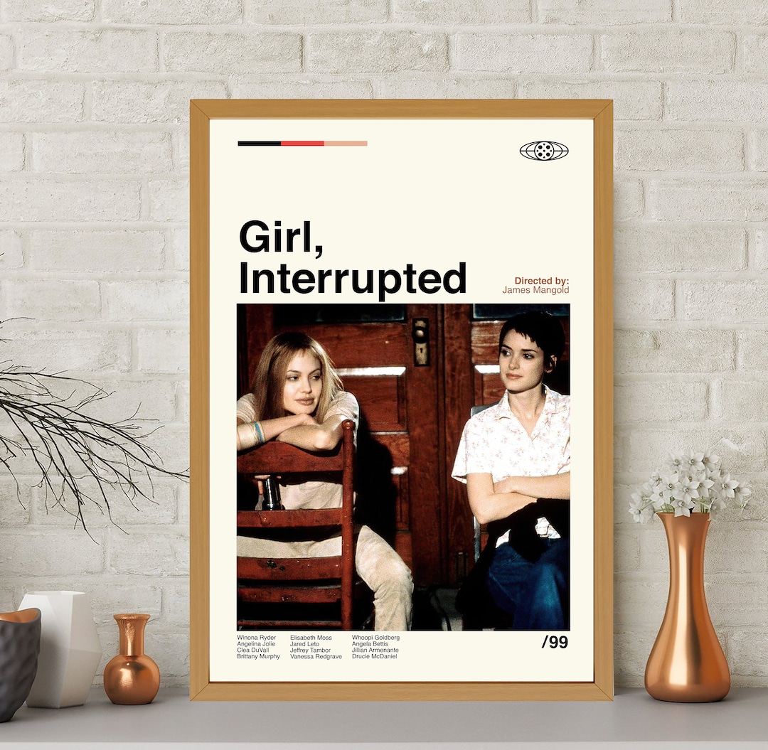 Girl, Interrupted Movie Poster, James Mangold, Minimalist Art, Movie ...