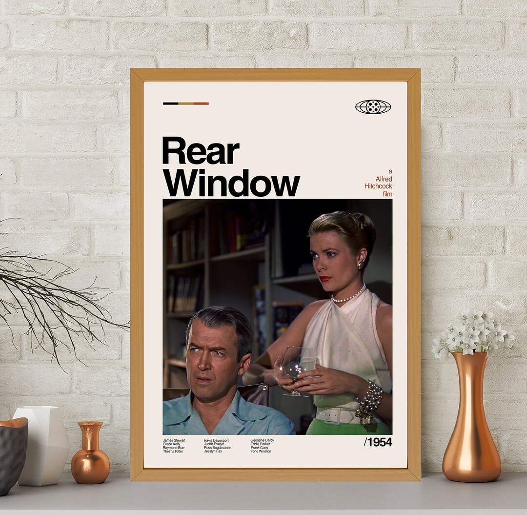 Rear Window Movie, Frank Cady, Vintage Retro, Modern Art Print, Print ...