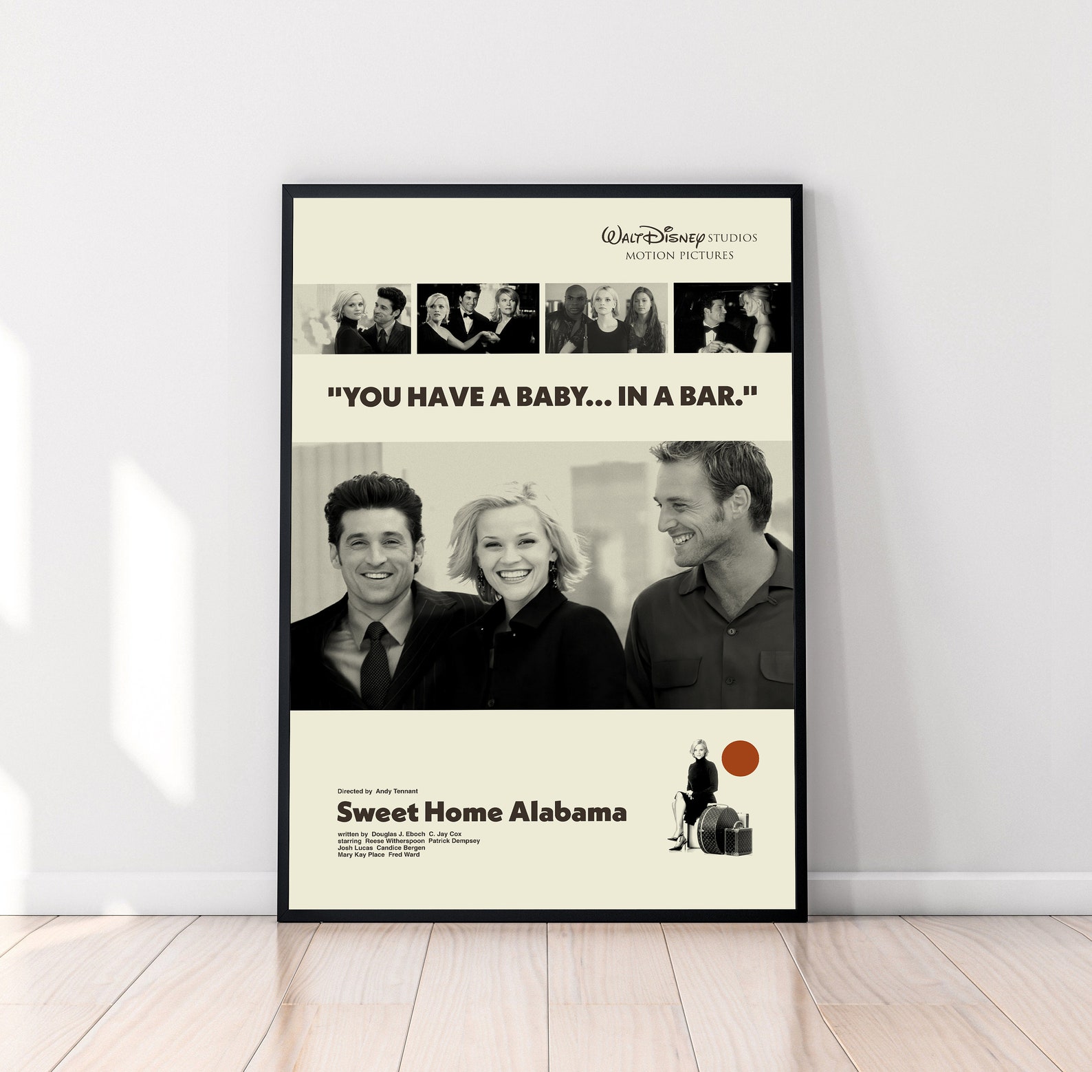 Sweet Home Alabama Poster, Andy Tennant, Retro Poster, Midcentury ...