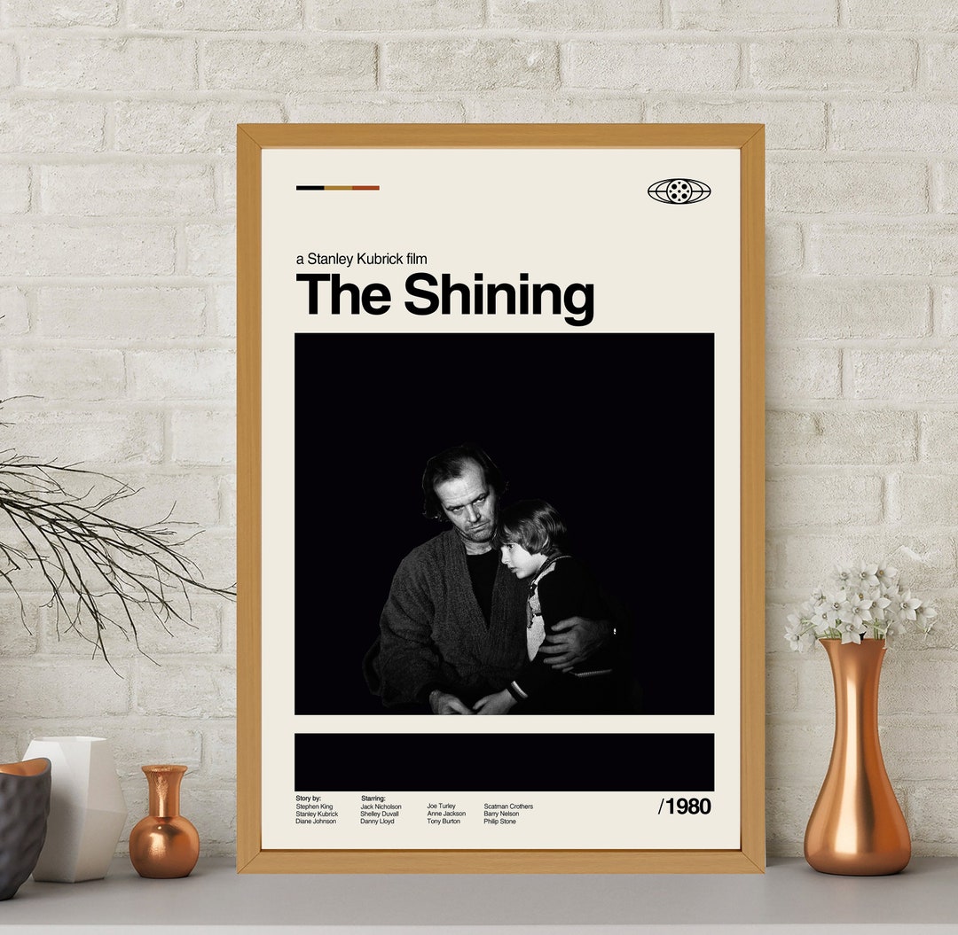 The Shining Poster, the Shining Print, Movie Poster, Midcentury Poster ...