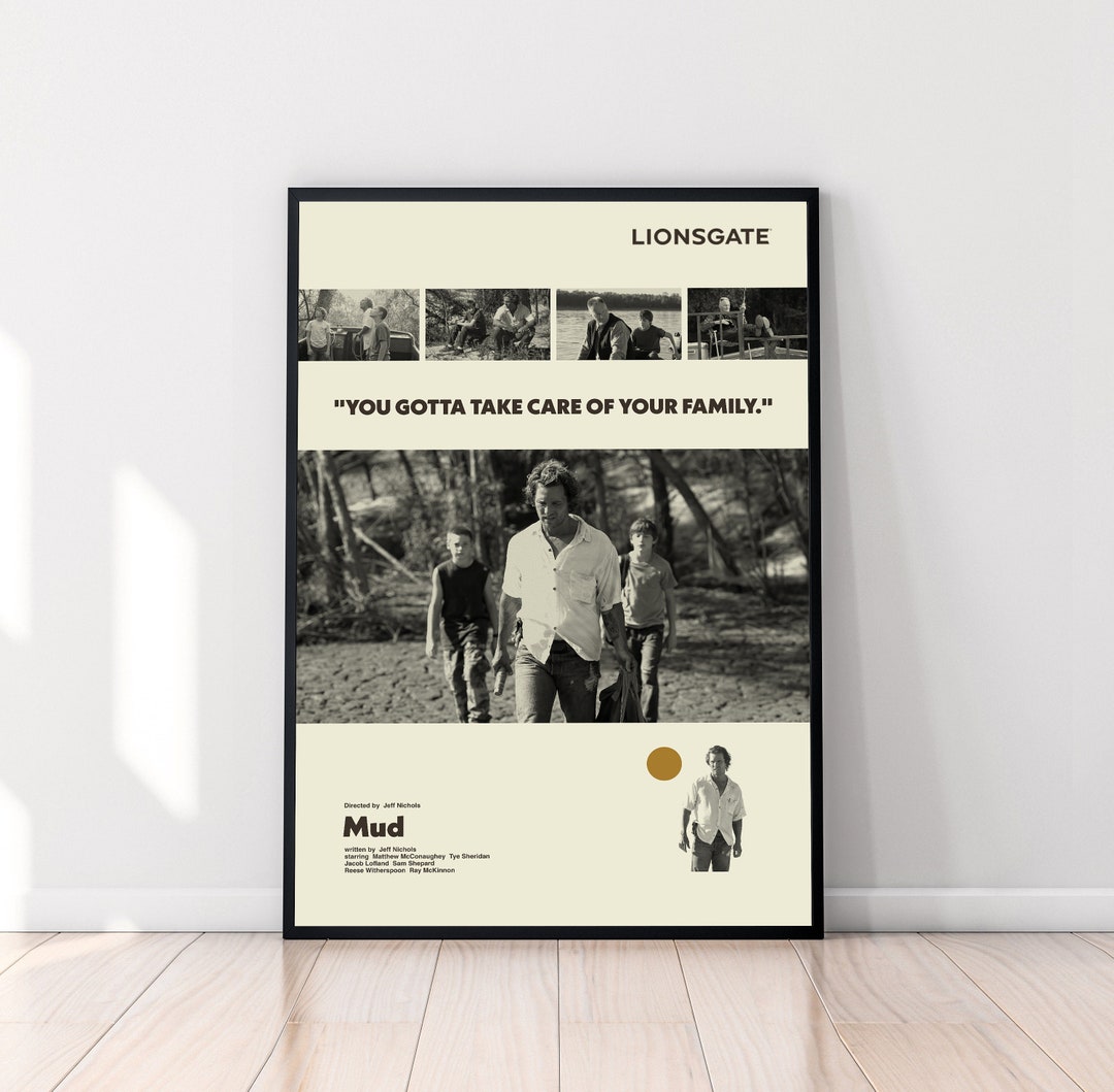 Mud Movie Poster, Mud Poster, Jeff Nichols, Movie Poster, Vintage ...
