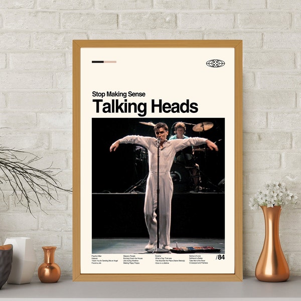 Talking Heads Poster - Etsy