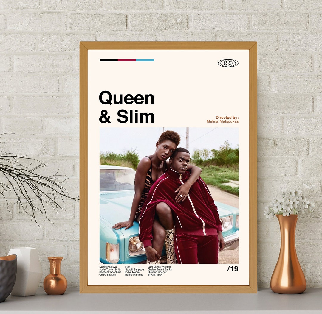 Queen and Slim Poster, Midcentury Art, Vintage Poster, Movie Poster ...