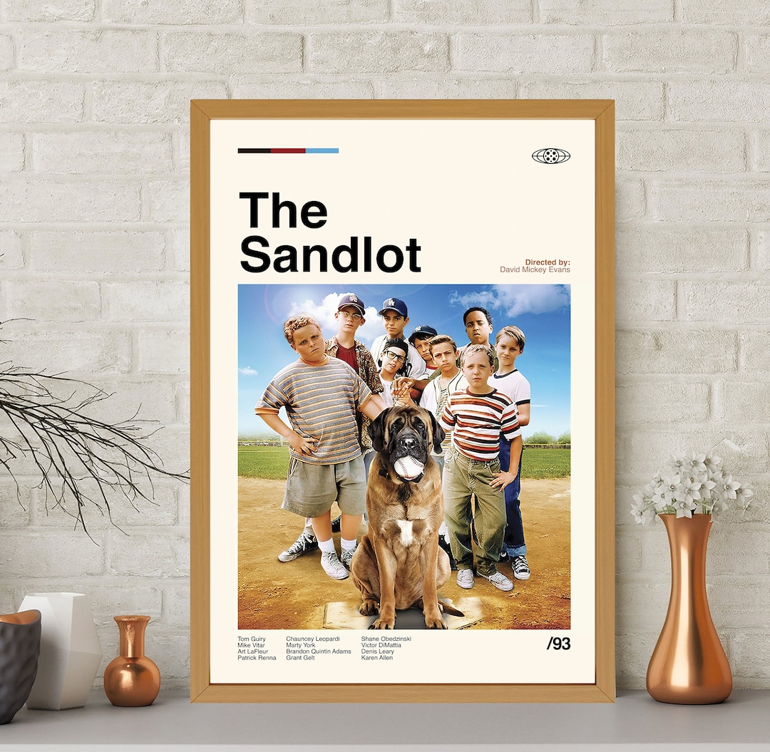 The Sandlot Movie, the Sandlot Print, Vintage Retro, Modern Art Print ...