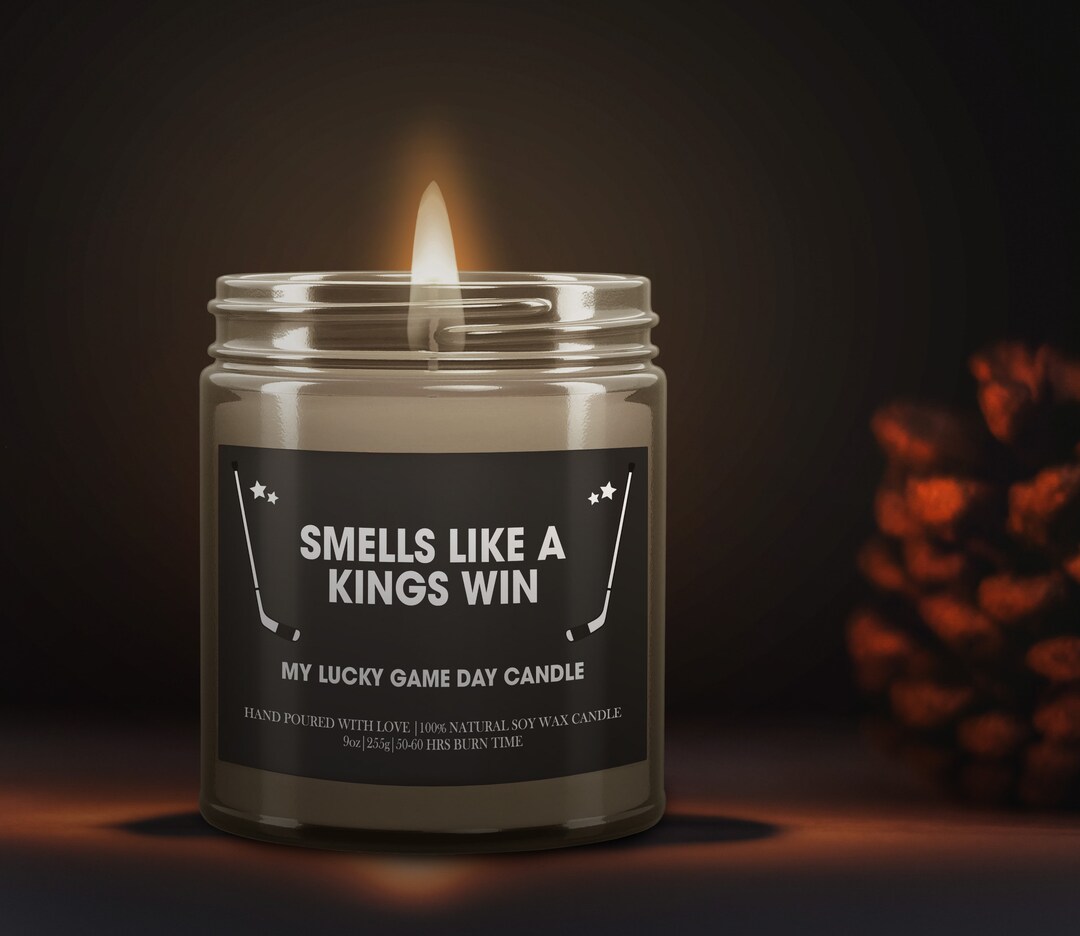 Smells Like A Kings Win, Los Angeles Kings Lucky Game Day Candle, NHL ...