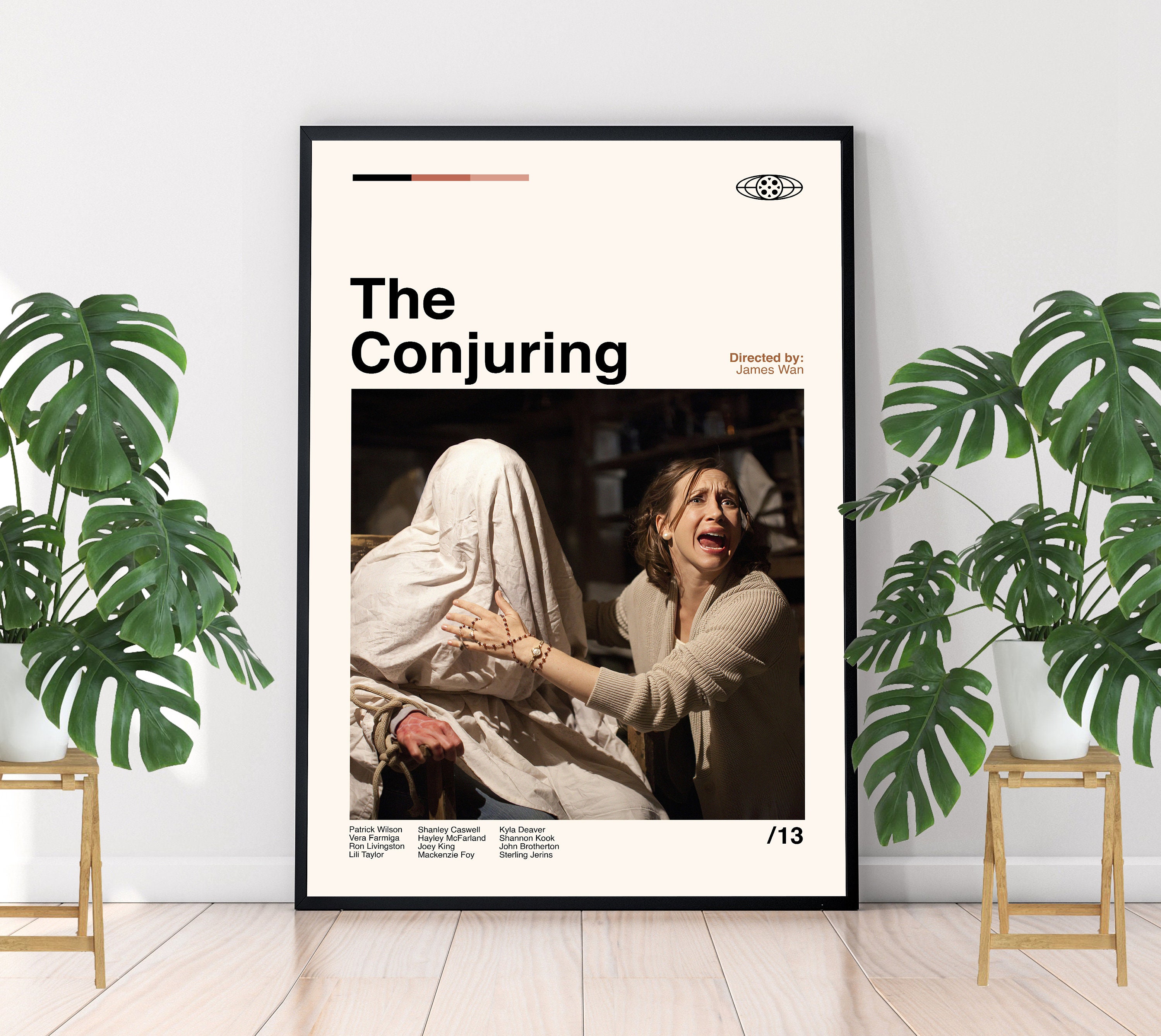 The Conjuring Poster, the Conjuring Print, Vintage Poster, Midcentury ...