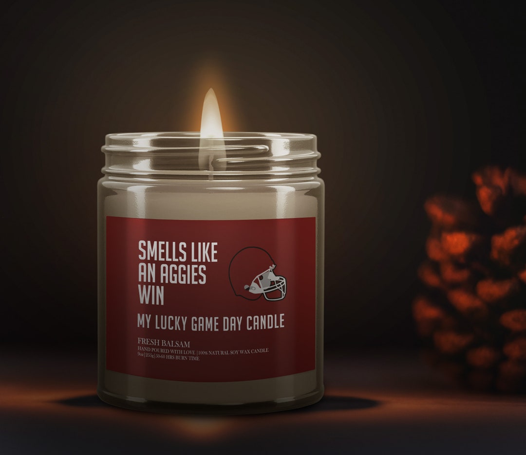 Smells Like an Aggies Win Candle Aggies Game Day Candle - Etsy