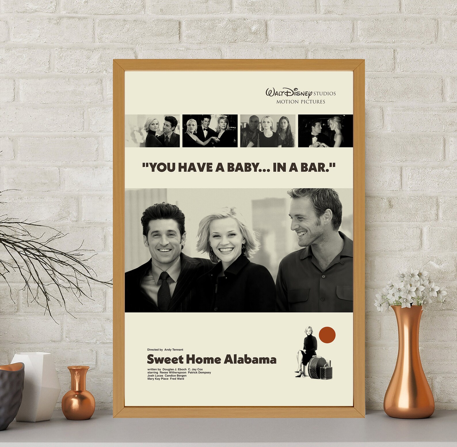 Sweet Home Alabama Poster, Andy Tennant, Retro Poster, Midcentury ...