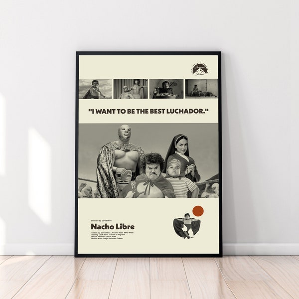 Nacho Libre Poster - Etsy