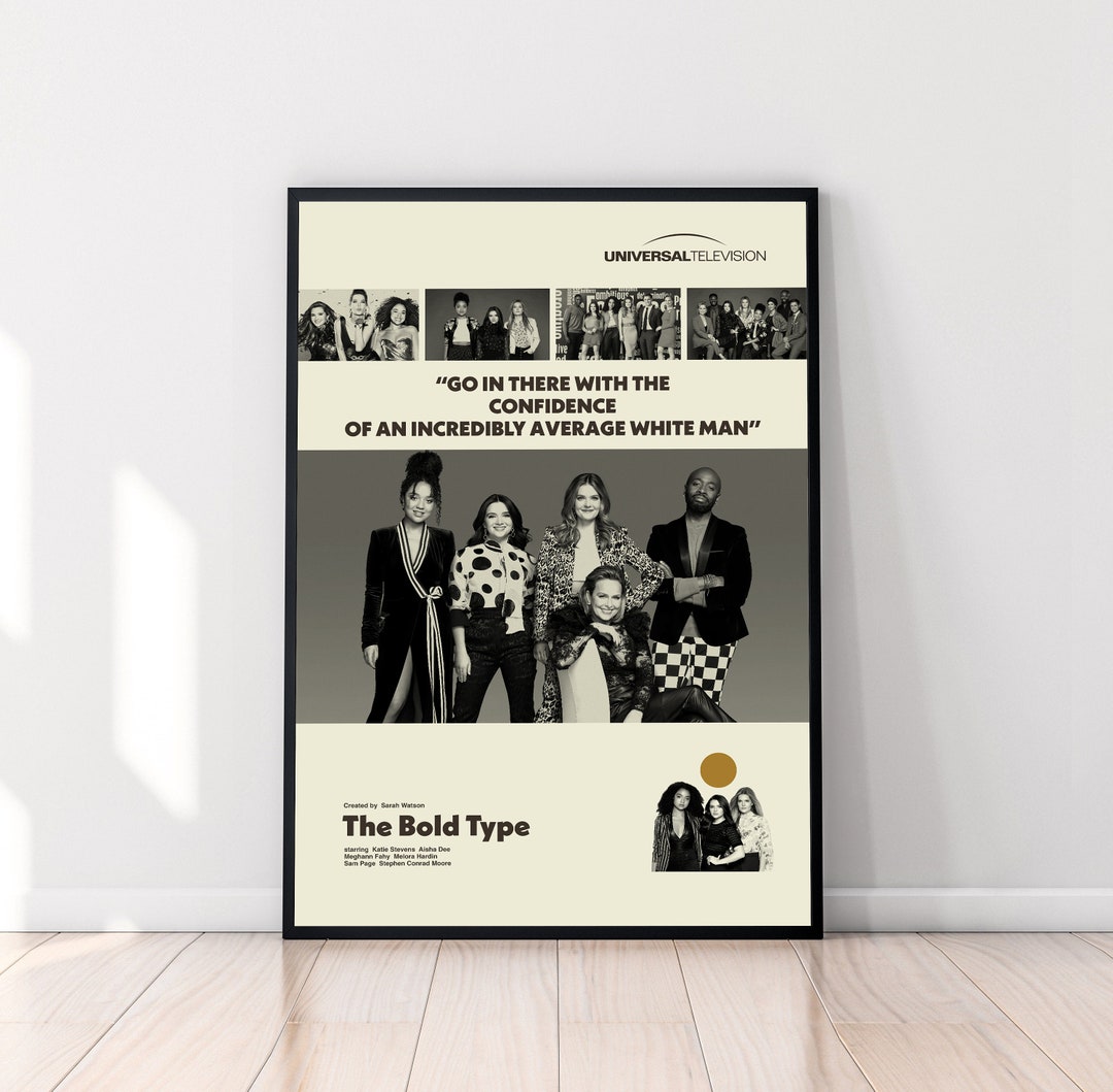 The Bold Type Poster, the Bold Type Print, Sarah Watson, Minimalist Art ...