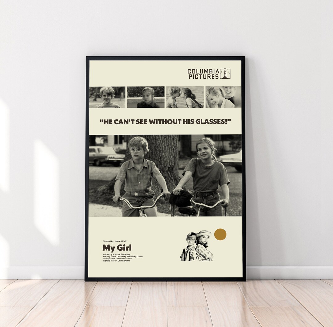 My Girl Poster My Girl Print Howard Zieff Vintage Poster Minimalist Art Midcentury Art