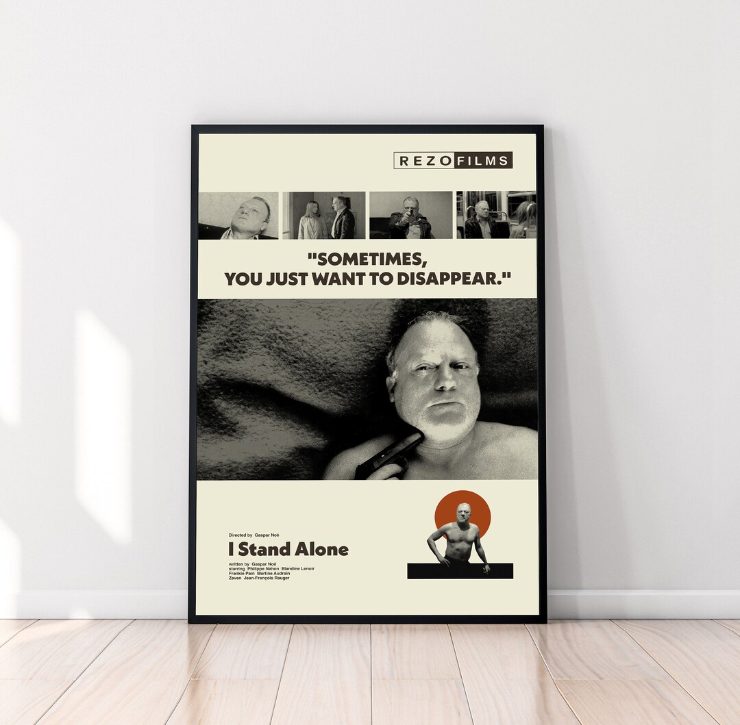 I Stand Alone Poster, Gaspar Noé, I Stand Alone Print, Movie Poster ...