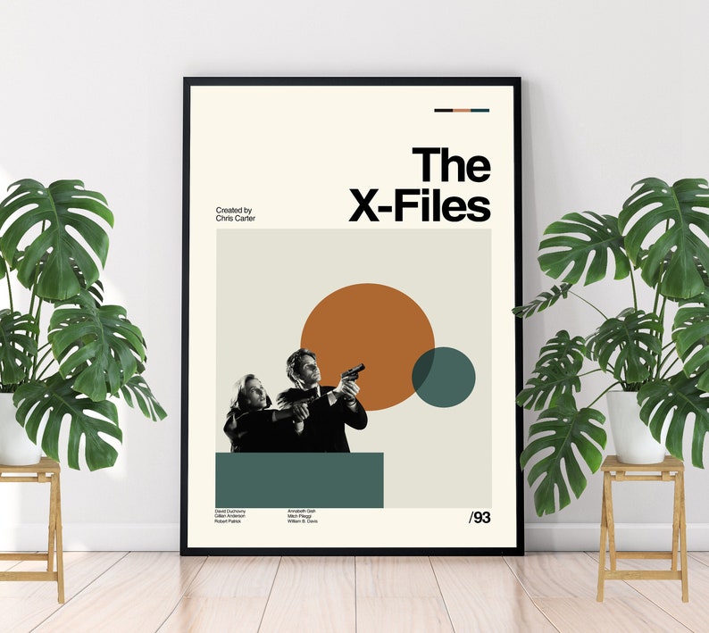 The X-files Poster, the X-files Movie Poster, Minimalist Art, Vintage ...