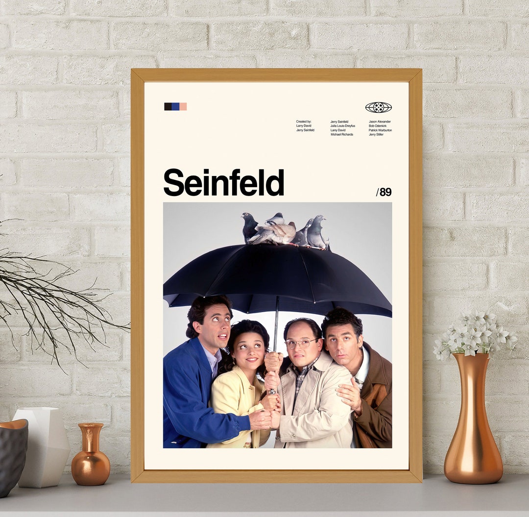 Seinfeld Tv Series Poster, Seinfeld Print, Minimalist Art, Vintage ...