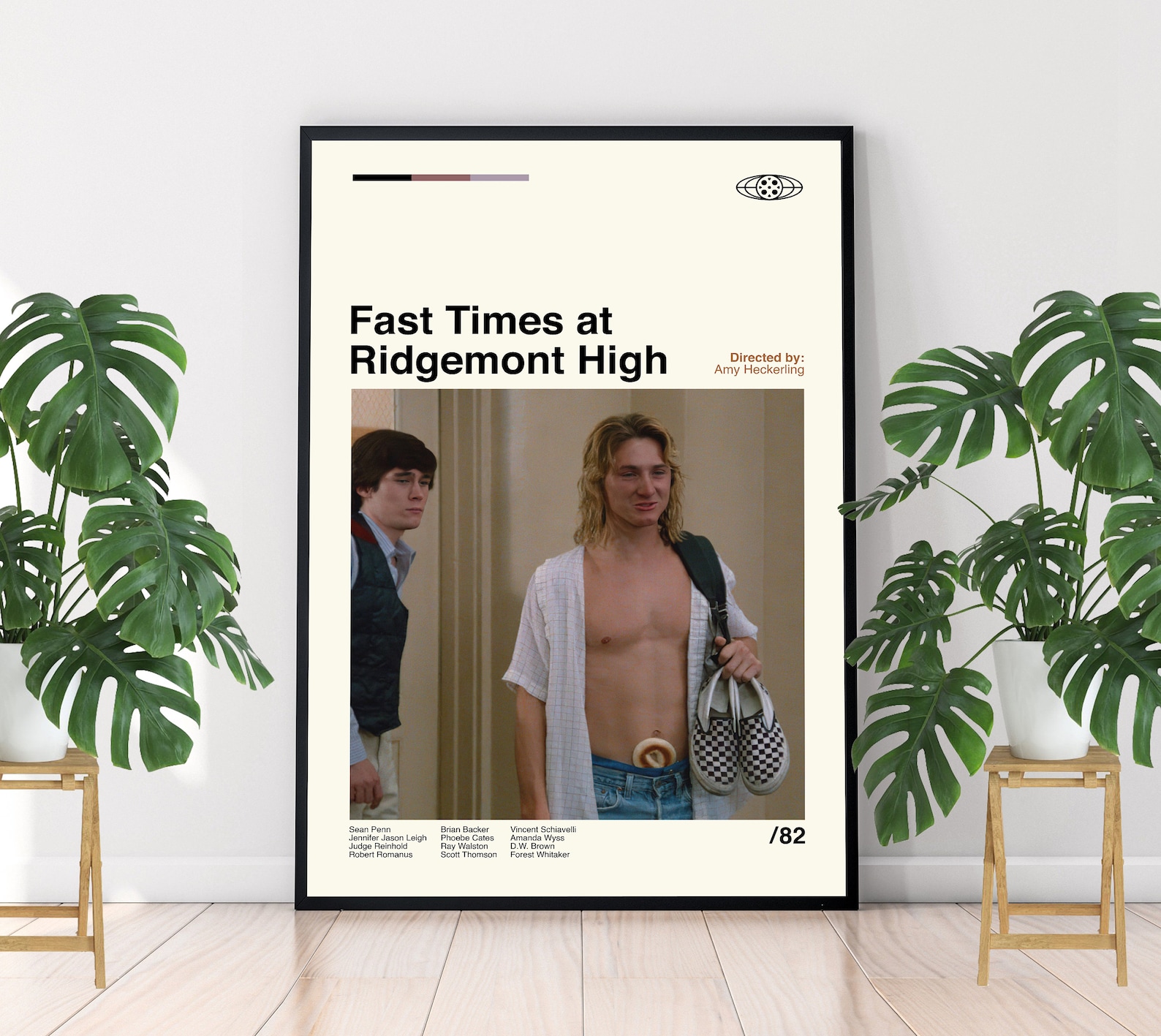 Fast Times at Ridgemont High Poster, Retro Movie Poster, Minimalist Art ...