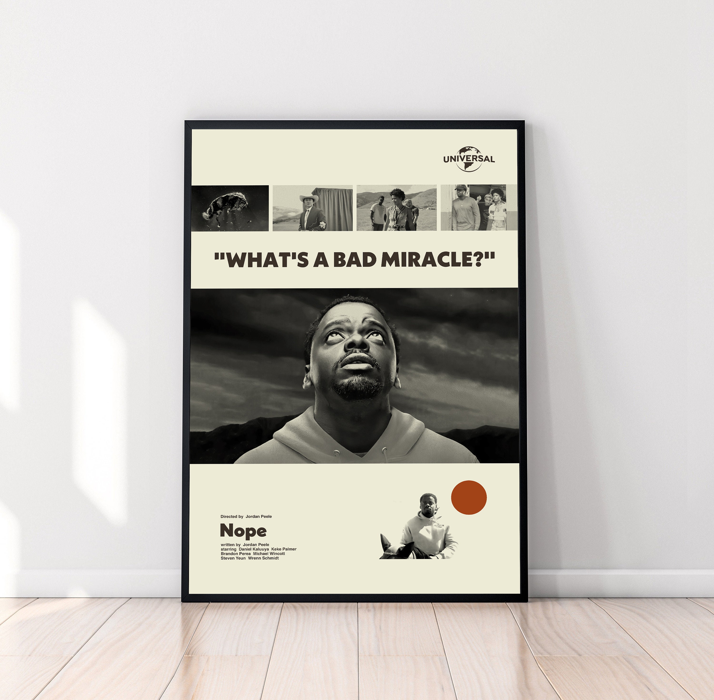 Nope Poster, Nope Movie Poster, Jordan Peele, Retro Poster, Vintage ...