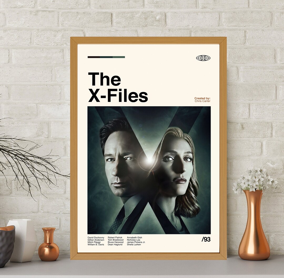 The X-files Poster, the X Files Movie, Retro Movie Poster, Minimalist ...
