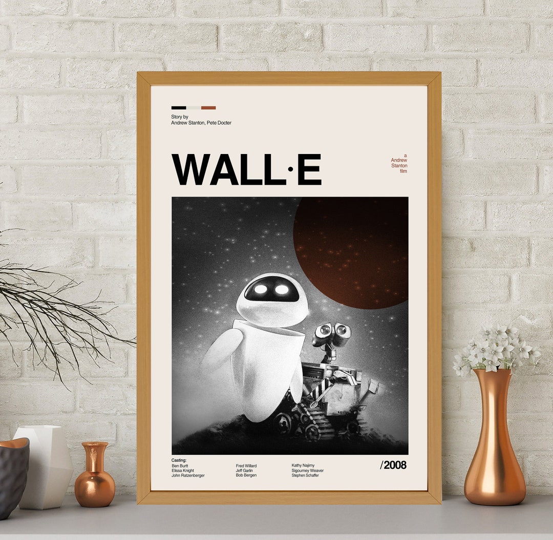 Wall E Movie Wall E Poster Andrew Stanton Vintage Retro - Etsy