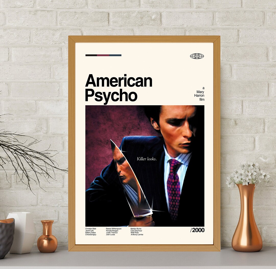 American Psycho Poster, American Psycho Print, Minimalist Poster ...