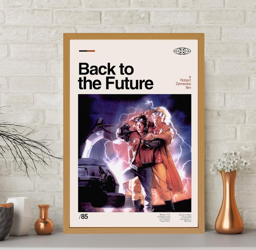 Back to the Future Poster, Minimalist Art, Minimalist Poster ...