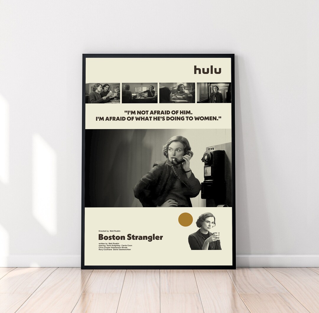 Boston Strangler Poster, Boston Strangler Print, Matt Ruskin ...