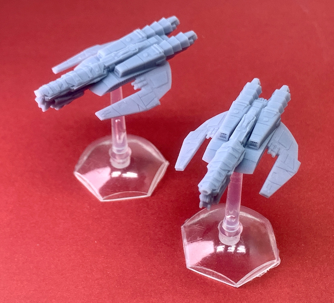 Cyberbot Empire Nemesis Class Corvette Ships (set of 2) Wargame ...