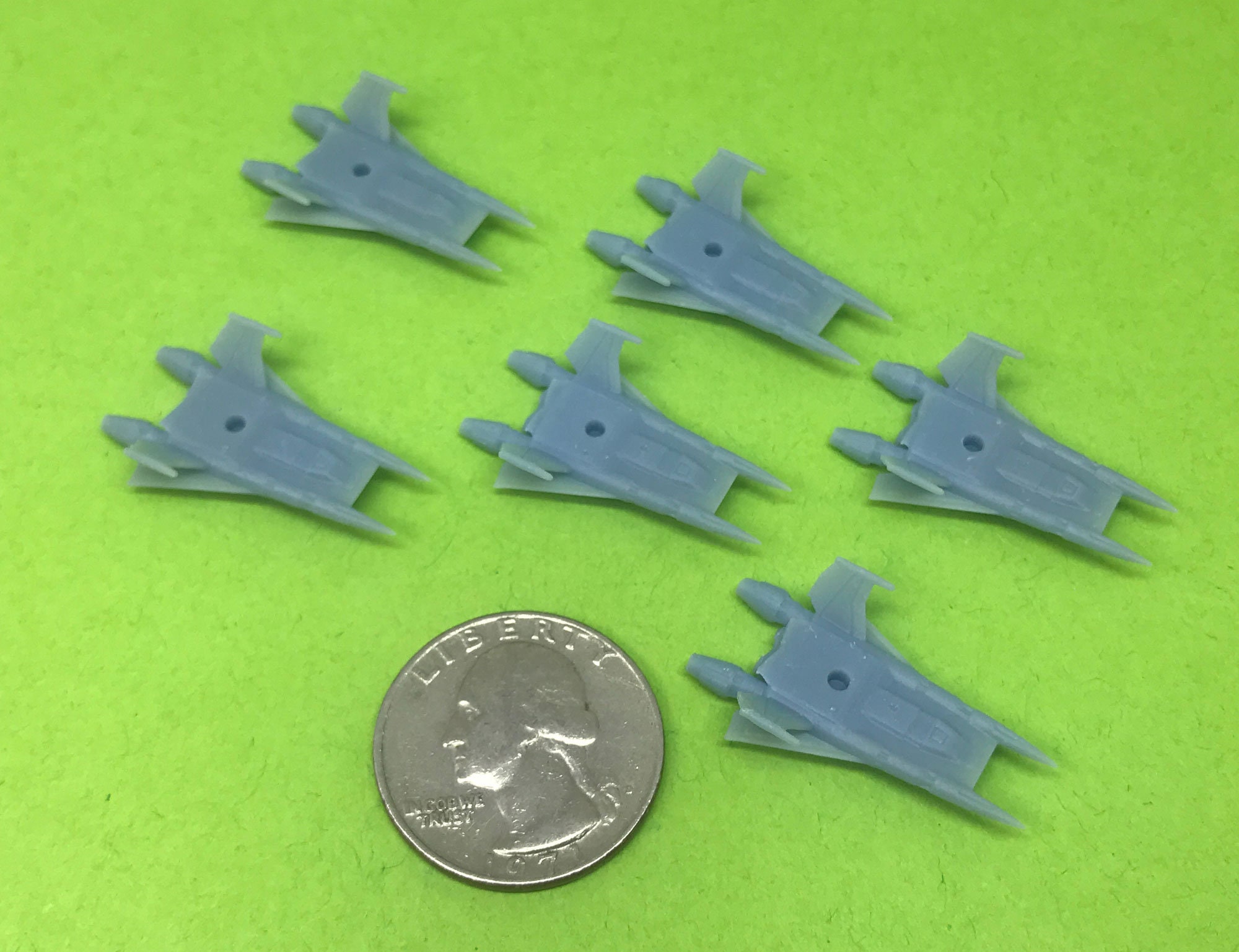 Terran Starfighters (set of 6) Wargame Miniatures - Etsy