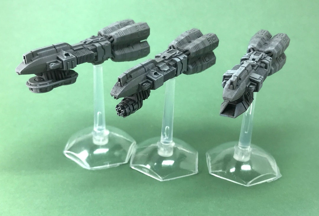 Resin Kit Fleet Support Group (set of 3 Ships) Wargame Miniatures - Etsy