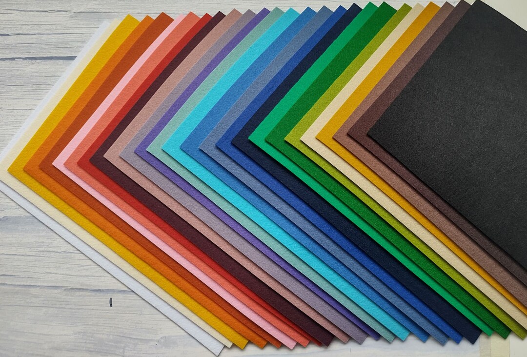 Korean Felt Royal20, 2mm, Shinwon, Felt Sheets 20x30 Cm, Miniroll ...