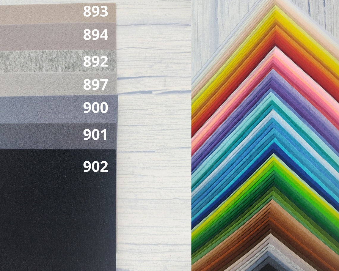 Korean Felt Solitone, 1,2mm, Shinwon,felt Sheets 20x30 Cm, Mini Roll ...