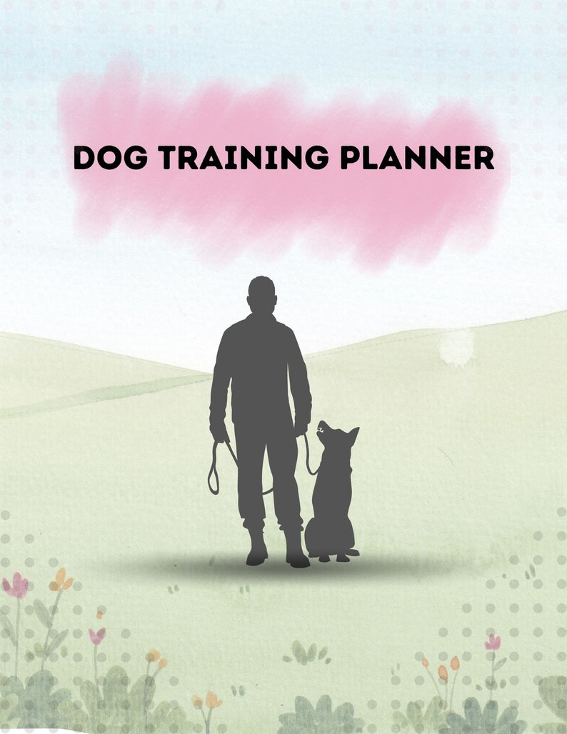 Dog Training Planner Dog Training Printable Dog Planner Puppy Training ...