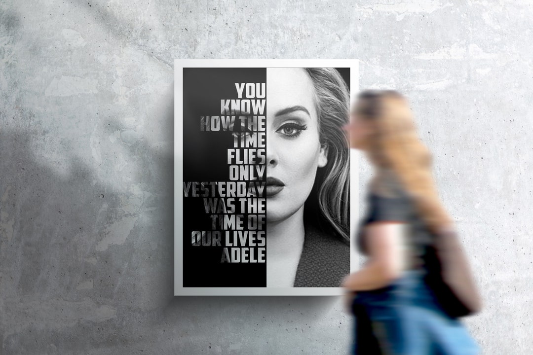 Adele Album Print Room Decor Wall Decor Music Decor Poster Gift - Etsy