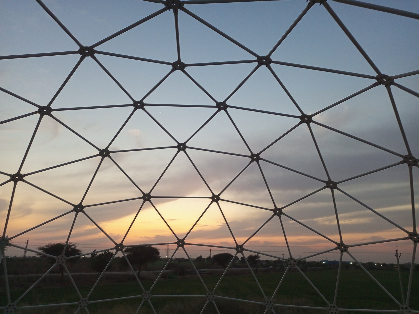 Planos de construcción de estructura de domo geodésico de 7 metros para ...