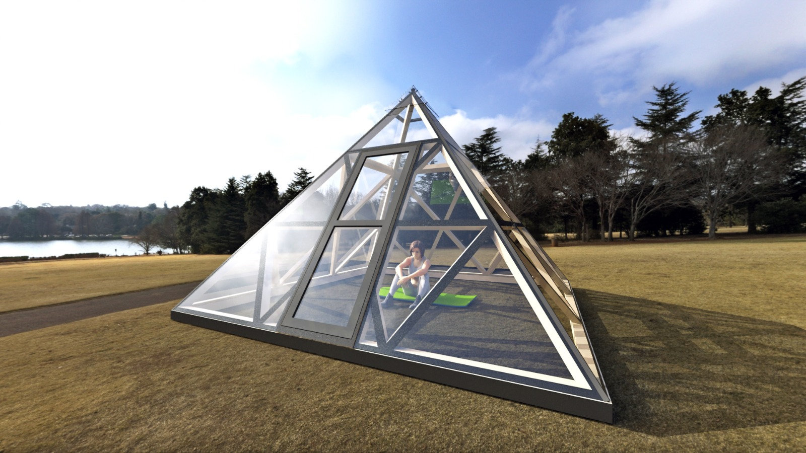 Building Plan Pyramid 4x4 Meter-digital Files/digital Plans/working ...