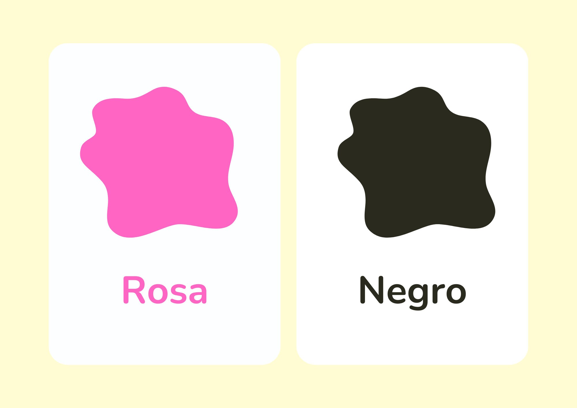 Spanish Colors Flashcards | Learn Spanish| Spanish for Kids| Bilingual ...